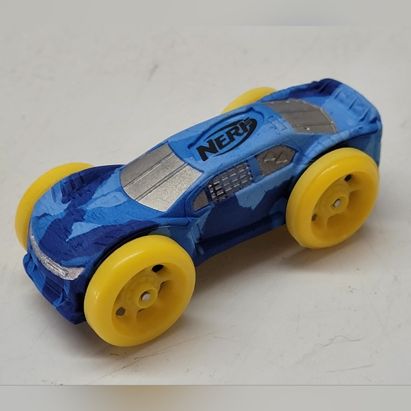 Nerf | Toys | 27 Hasbro Nerf Nitro Foam Blue W Yellow Wheels Toy Sports ...